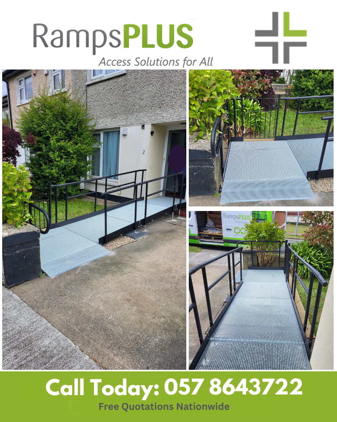 South Dublin Ramp Modular Installation - Ramps Plus